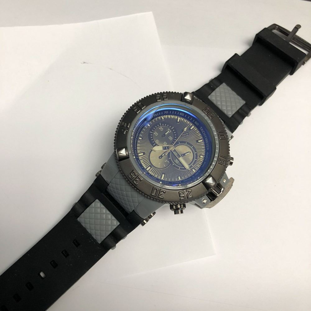 6) ROCAWEAR BLACK MENS WATCH - Kastner Auctions