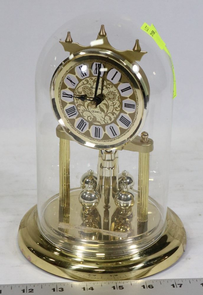 VINTAGE HEIRLOOM BIRKS CLOCK WITH DOME MADE IN