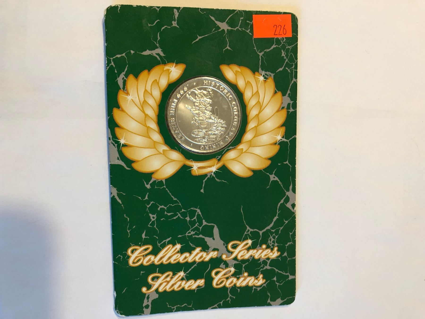 Colorado MINING 1oz .999 Fine Silver Collector Series Central City Coin ...