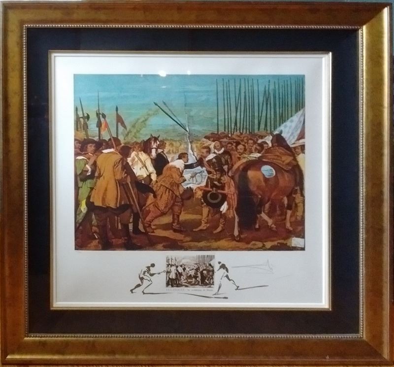 Salvador Dali, Velasquez (Le Reddition de Breda), Lithograph