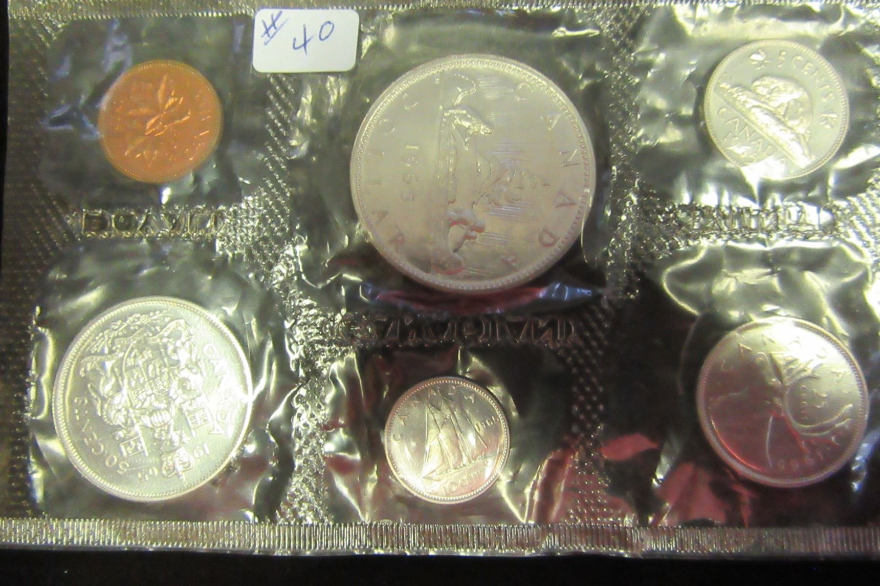 1965 PROOF CANADA MINT SEALED SILVER COIN SET