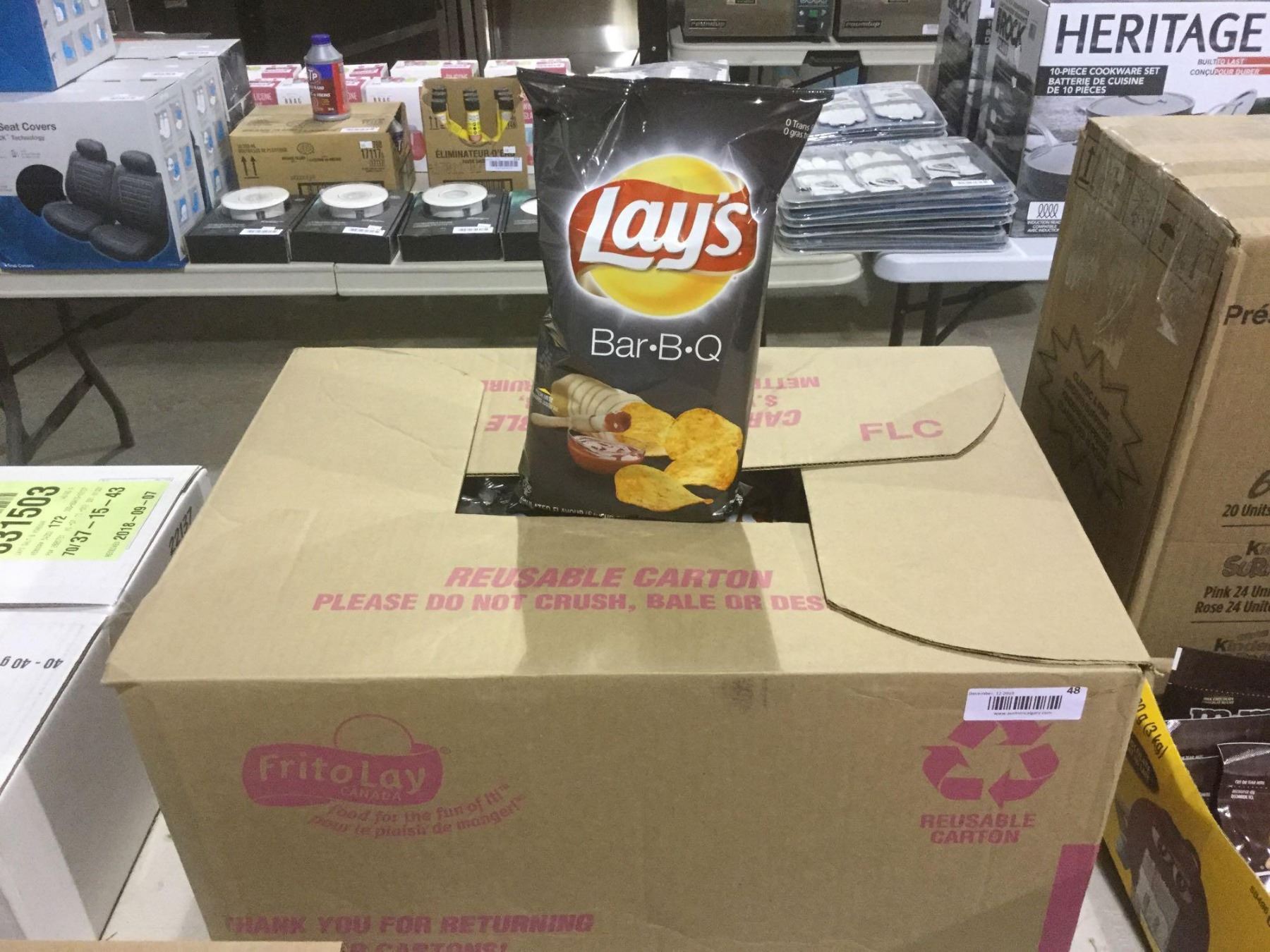 Case of Lays BBQ Chips (18 x 180g)