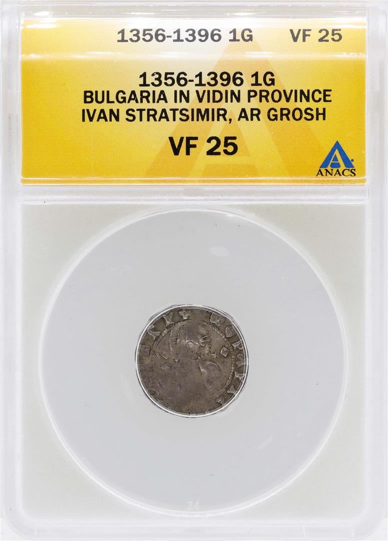 1356-1396 Bulgaria Grosh Vidin Province Coin ANACS VF25