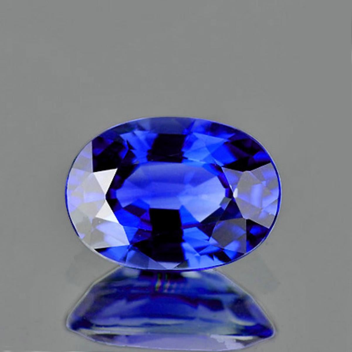 Natural Rare Royal Blue Benitoite 5x4 MM - Certified