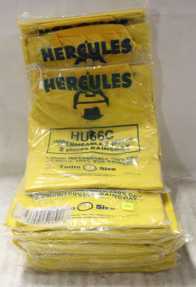 GROUP OF 11, 2-PIECE HERCULES RAINSUITS-LARGE - Kastner Auctions