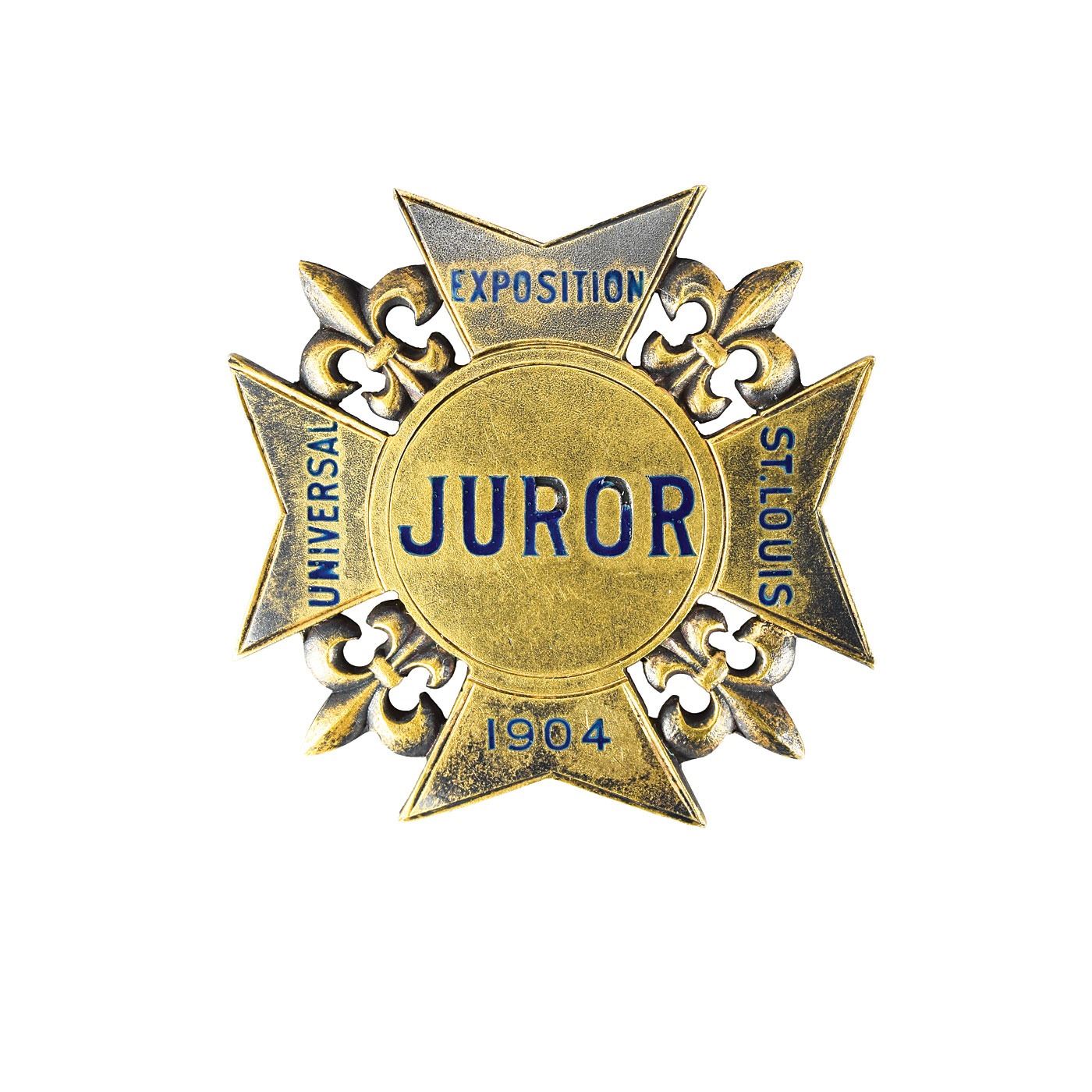 St. Louis 1904 Summer Olympics Judge's Badge