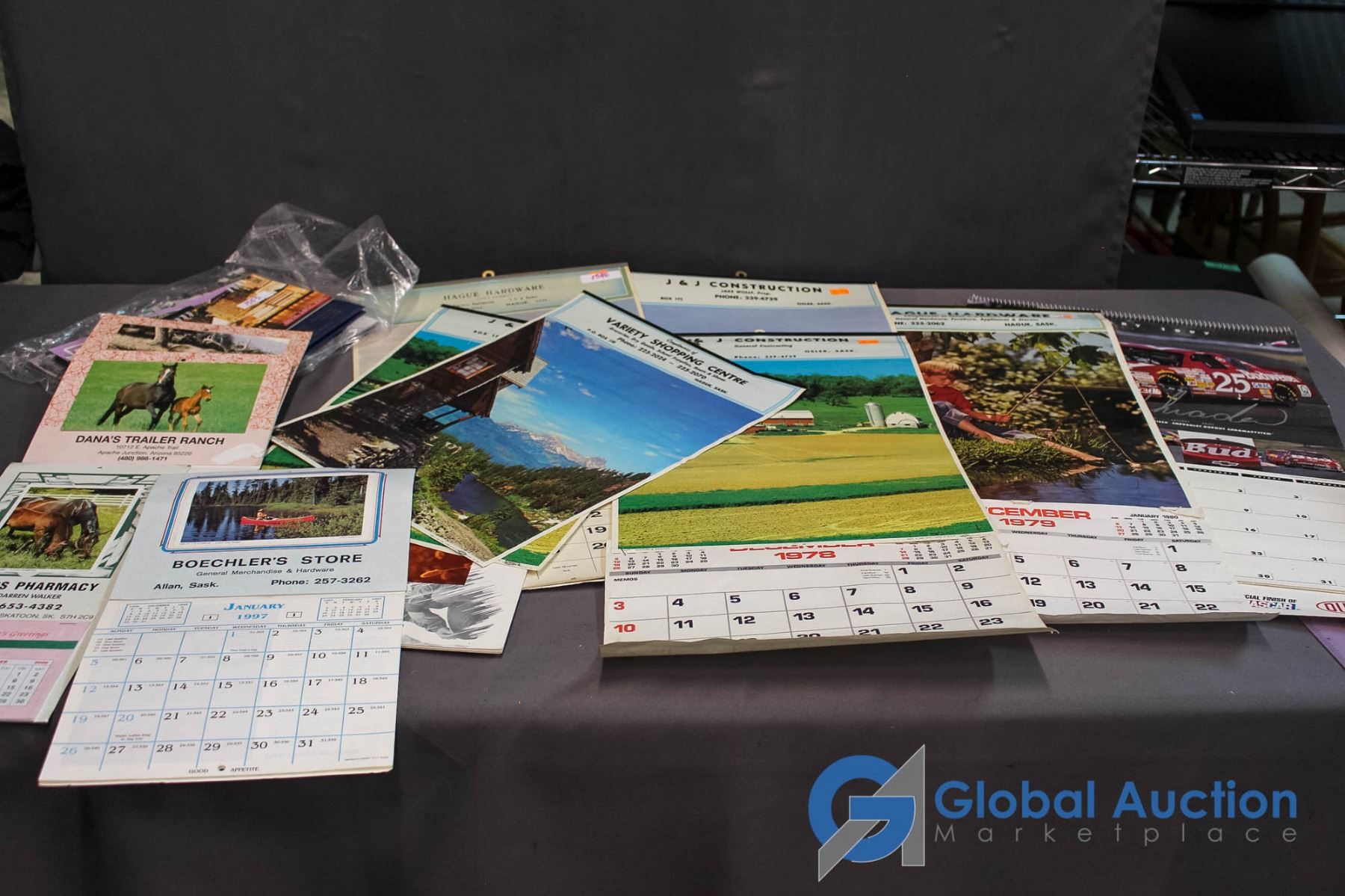 Huge lot of Vintage Advertising Calendars