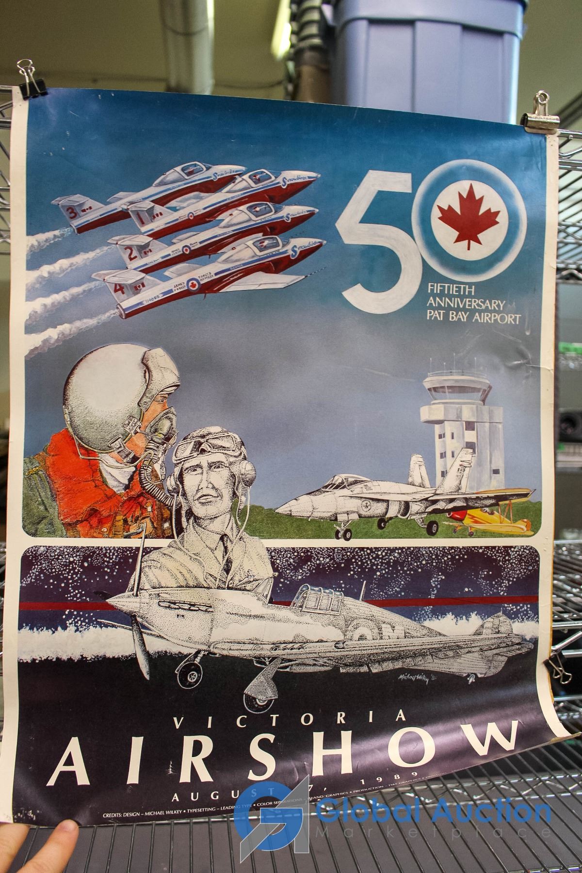 Lot of Air Show Posters (3) - Victoria, Moose Jaw, Ottawa