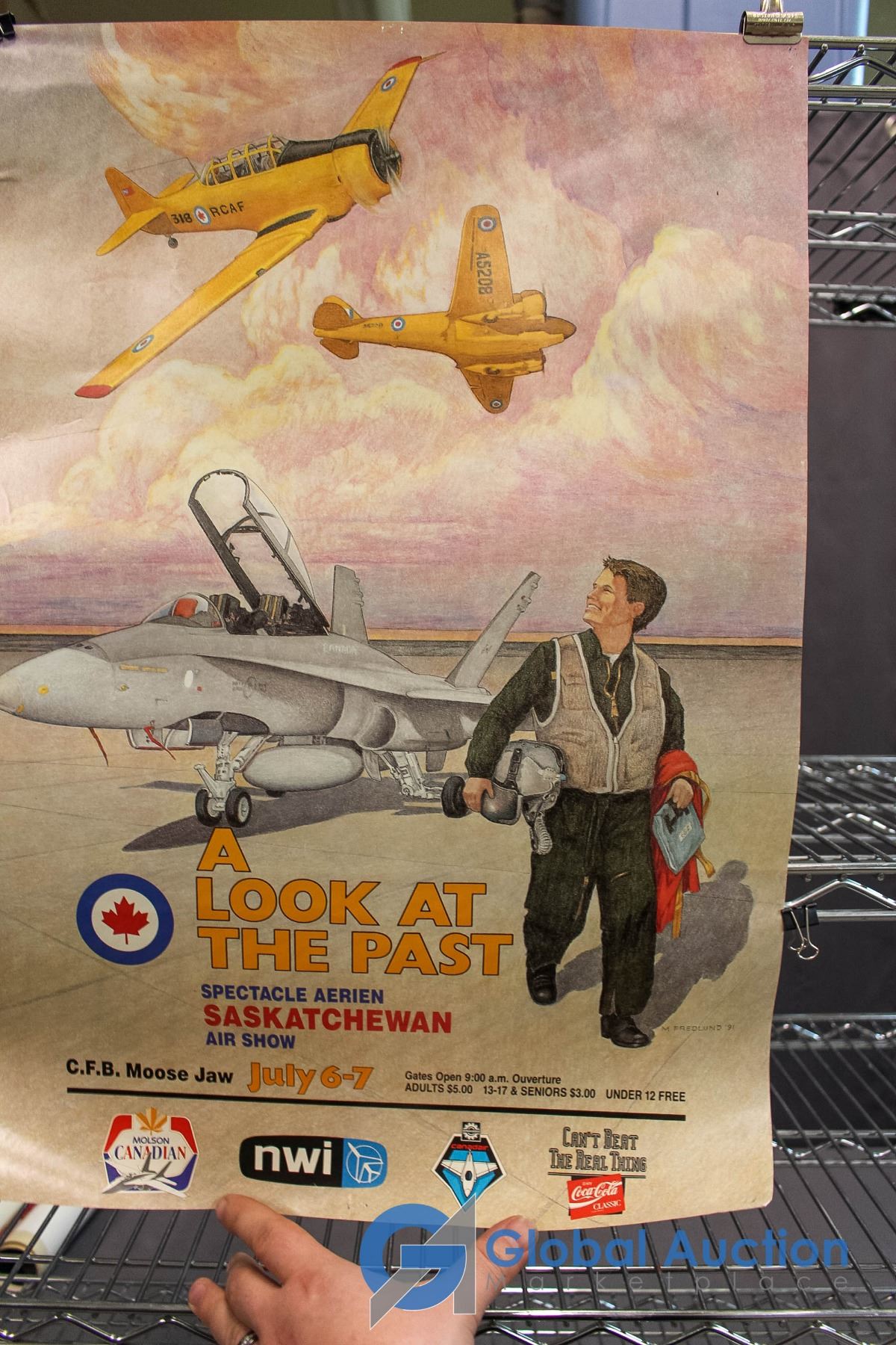 Lot of Air Show Posters (3) - Victoria, Moose Jaw, Ottawa