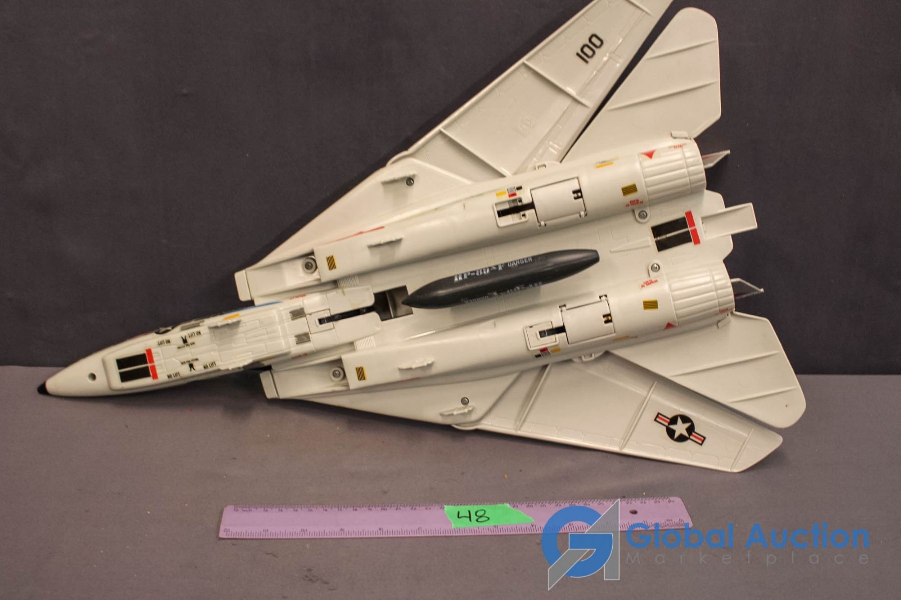 Vintage GI Joe Fighter Jet - Approx 23" x 16"