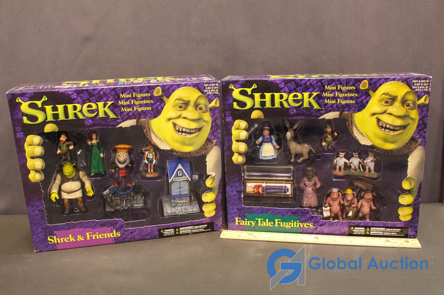 NIB Shrek Toys (2 Boxes) Fairy Tale Fugitives And Shrek & Friends
