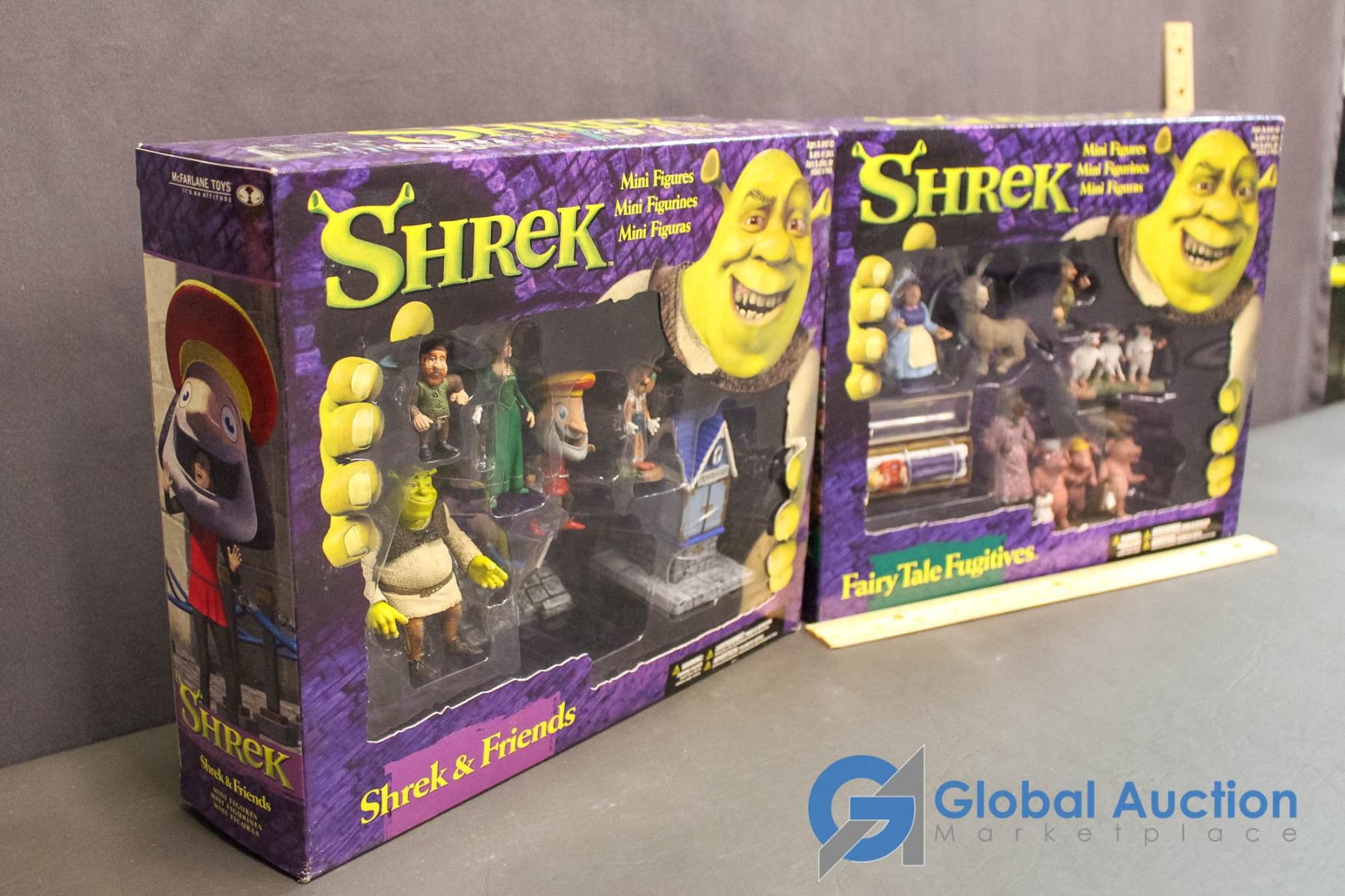 NIB Shrek Toys (2 Boxes) Fairy Tale Fugitives And Shrek & Friends