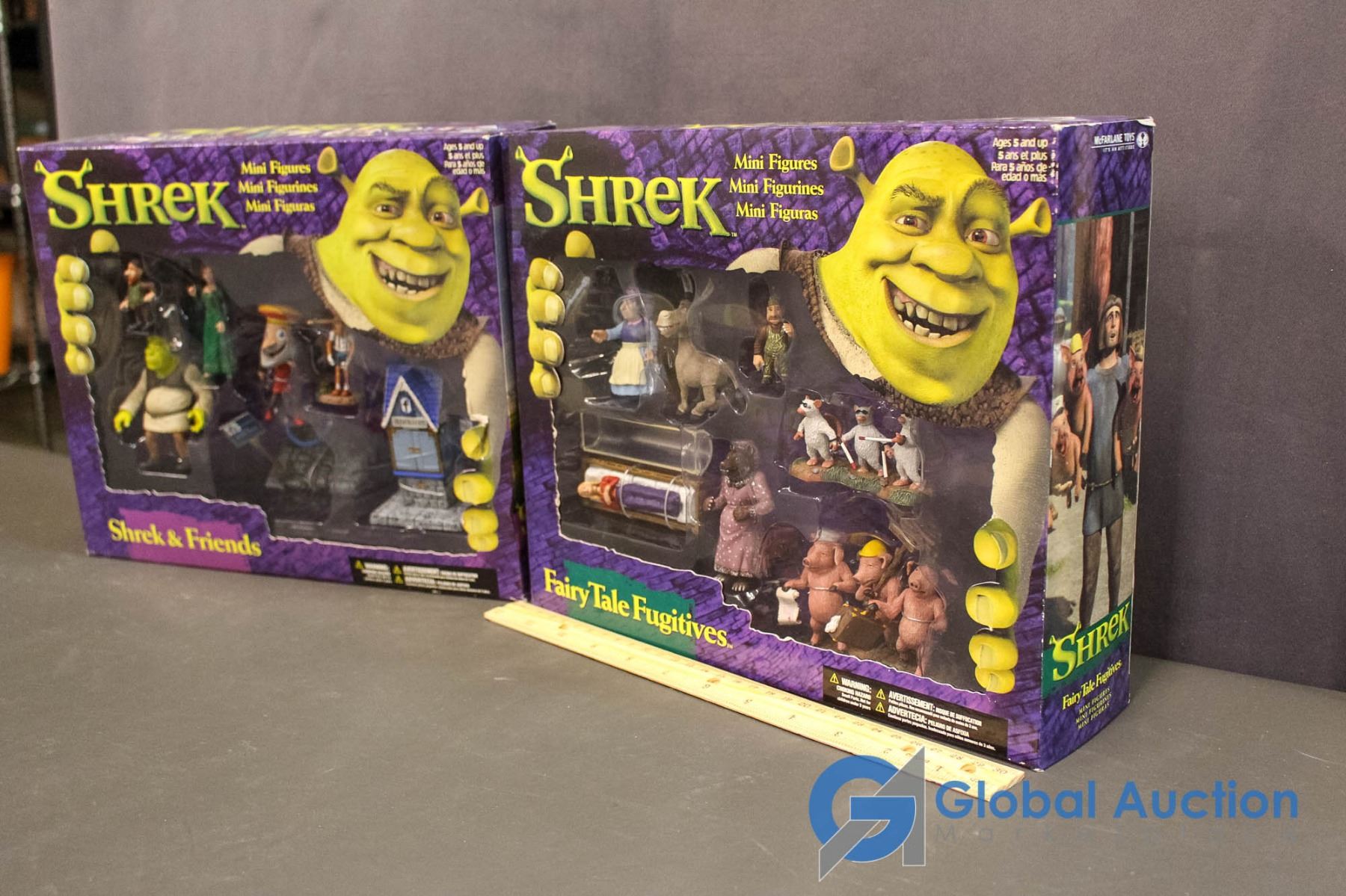 NIB Shrek Toys (2 Boxes) Fairy Tale Fugitives And Shrek & Friends