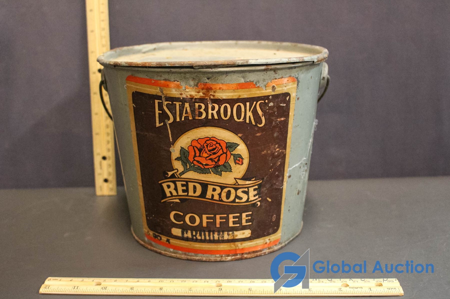 Red Rose Coffee Tin