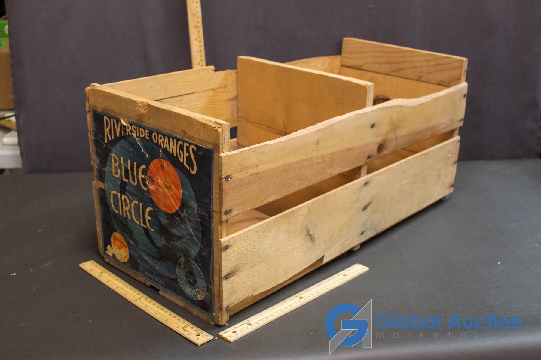 Sunkist Riverside Oranges Crate
