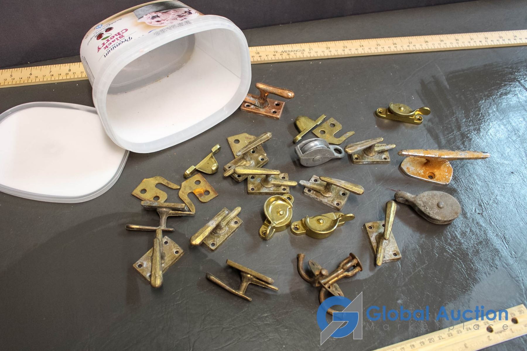 Vintage Brass Window Latches & Hardware