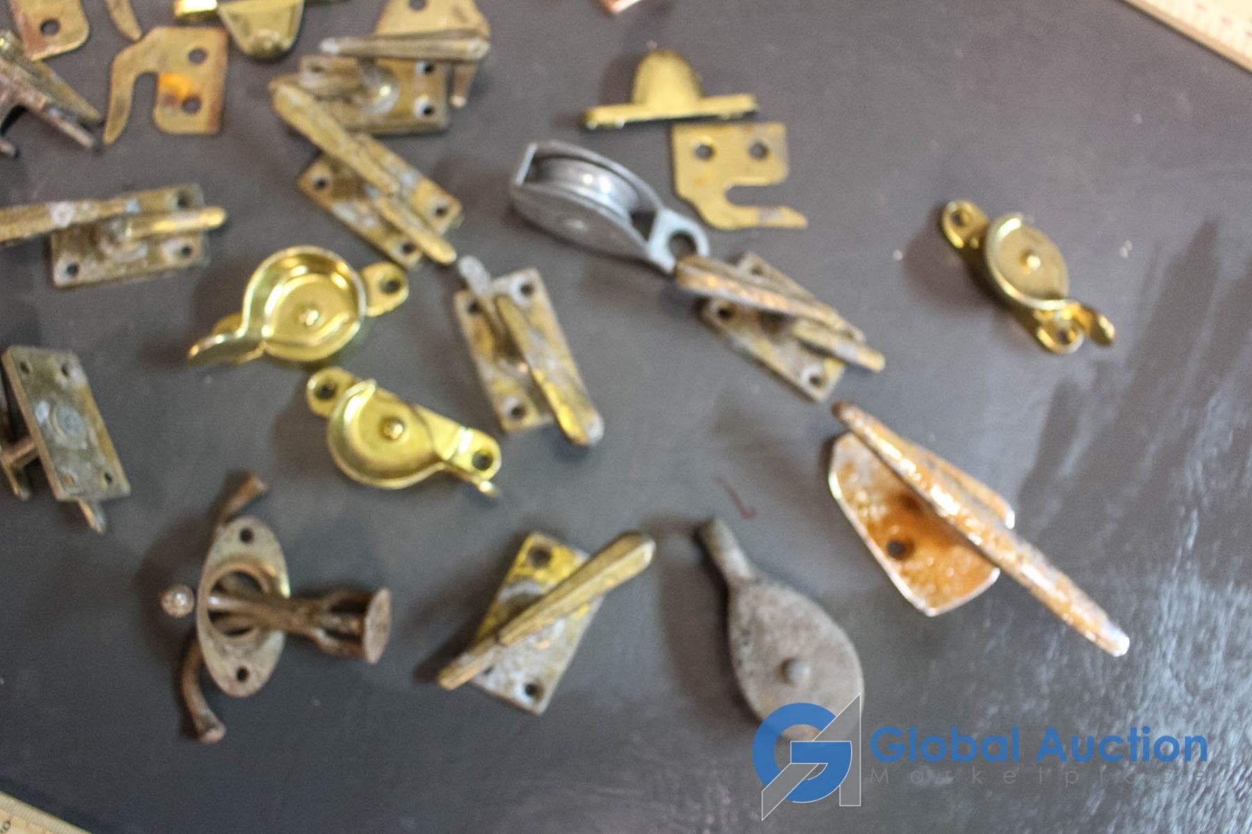 Vintage Brass Window Latches & Hardware