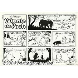 Walt Disney Studios - Winnie the Pooh Sunday Comic Strip Original Art ...
