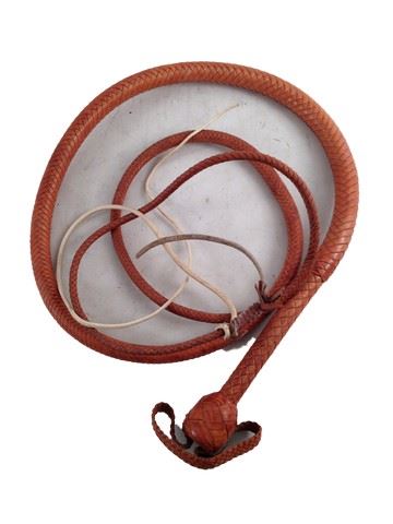 Django Unchained Django's (Jamie Foxx) Screen Used Bull Whip Movie Props