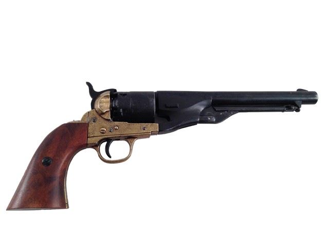 Tracker (Tom Savini) & Django (Jamie Foxx) Revolver Movie Props