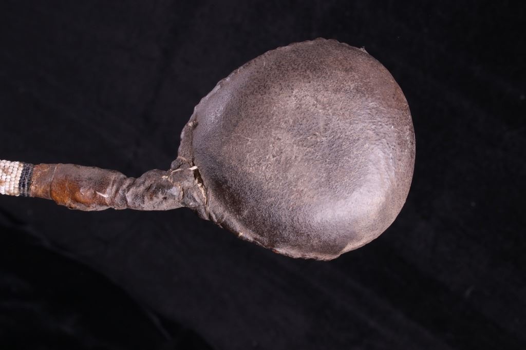Cheyenne Beaded Skull Cracker War Club 19th C.