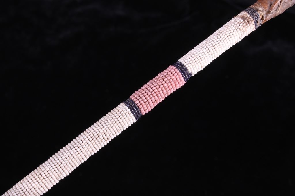 Cheyenne Beaded Skull Cracker War Club 19th C.