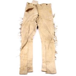 Early Apache Indian Scout Tanned Hide Pants 1800's