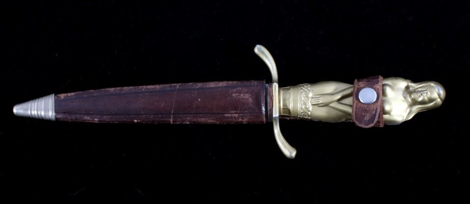 Korium Forged Solingen Knife W/ Nude Woman Handle