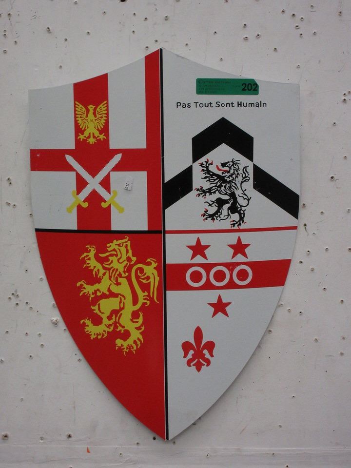 Metal Heraldic Shield