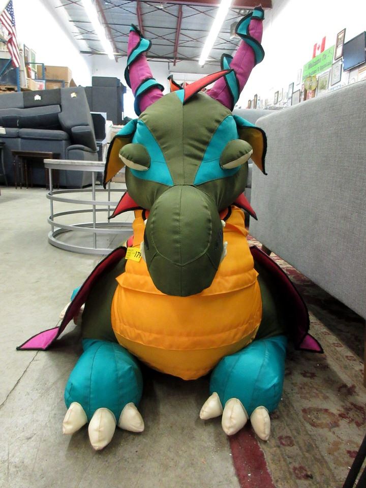 Child's Large Manhattan Dragon Ride On Toy