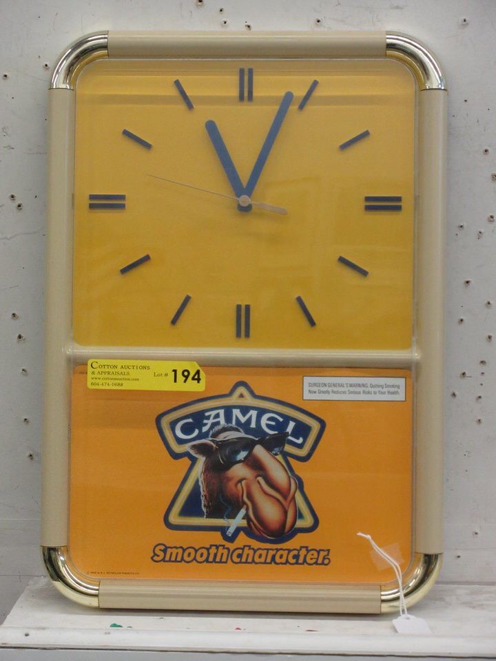 1989 Joe Camel Advertising Wall Clock