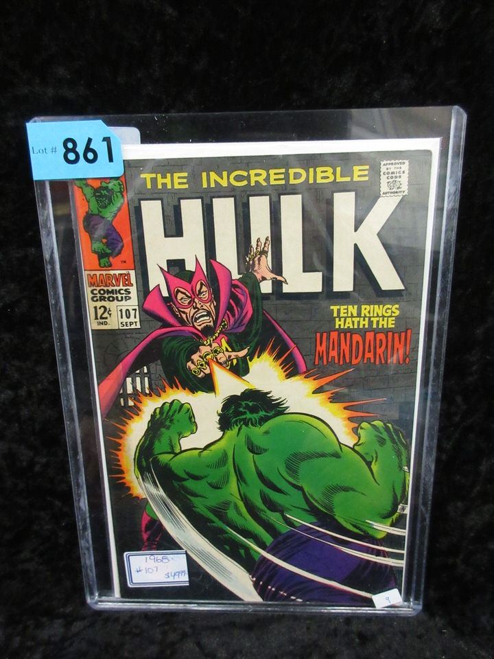 1968 " Incredible Hulk #107 " - Marvel Comic