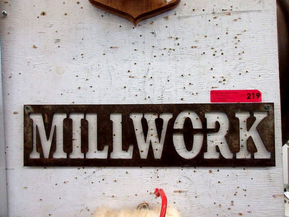 Sheet Metal Millwork Sign