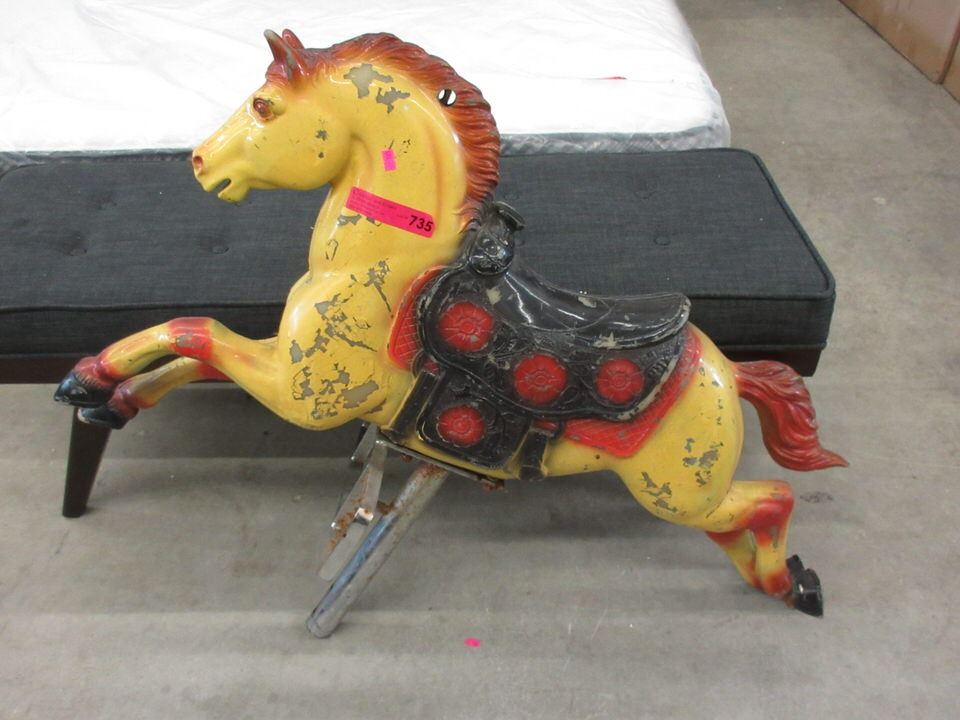 Vintage Horse From a Coin Operated Light