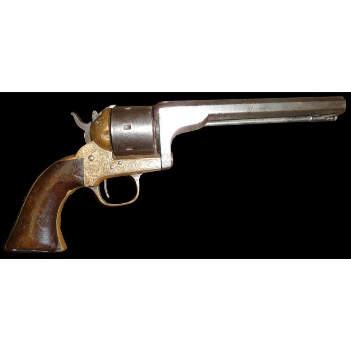Mid 19thc American Seven Shot Rimfire Revolver