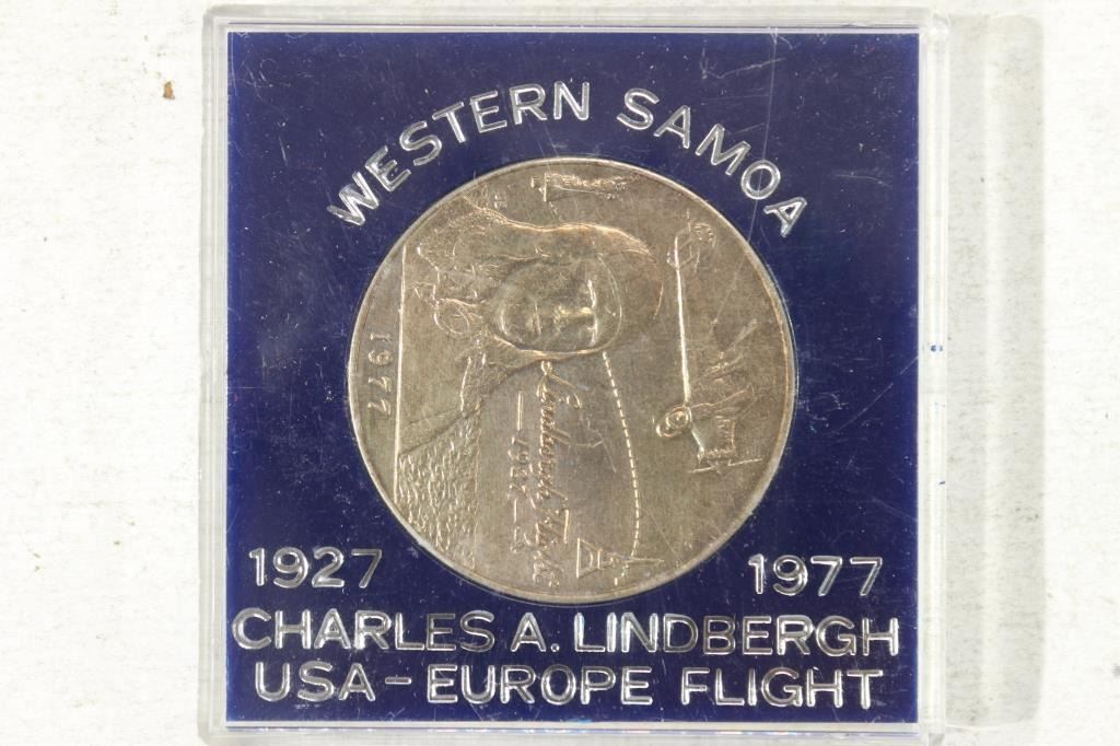 1977 WESTERN SAMOA 1 TALA CHARLES LINDBERGH 1977 WESTERN SAMOA 1 TALA CHARLES LINDBERGH