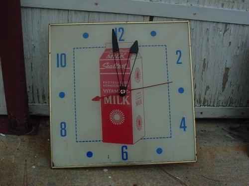 Sealtest Milk Clock - 15" x 15"