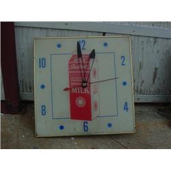 Sealtest Milk Clock - 15" x 15"