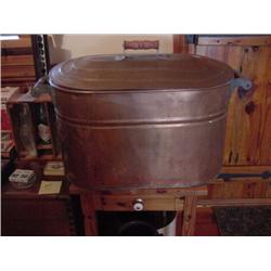 Ham Boiler, Copper 14" x 28" x 13"