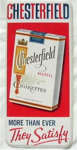 Chesterfield Cigarette Sign