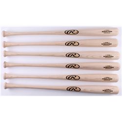 Lot of (6) New Assorted Rawlings Custom Pro New Baseball Bats