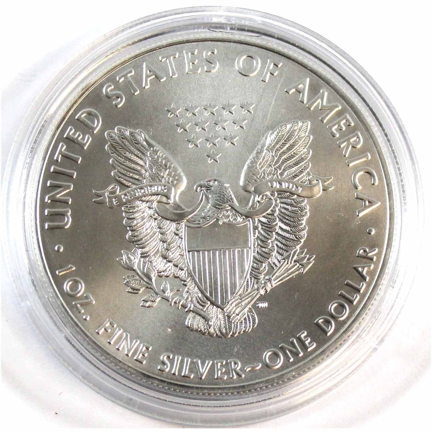 2017 USA 1oz .999 Fine Silver American Flag Coloured & Gold Plated ...