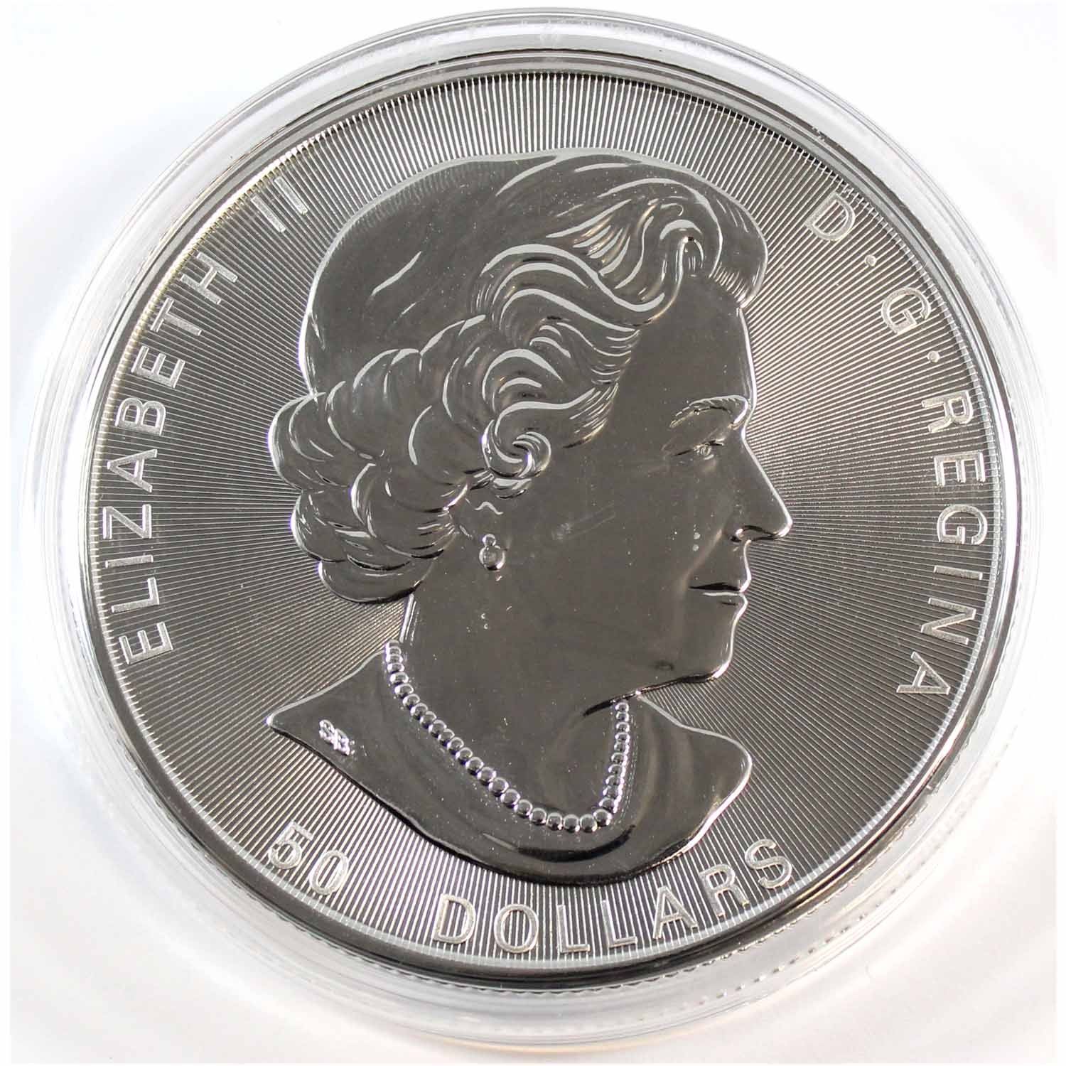 2019 Canada $50 Magnificent Maple Leaves 10oz .999 Fine Silver Coin in ...