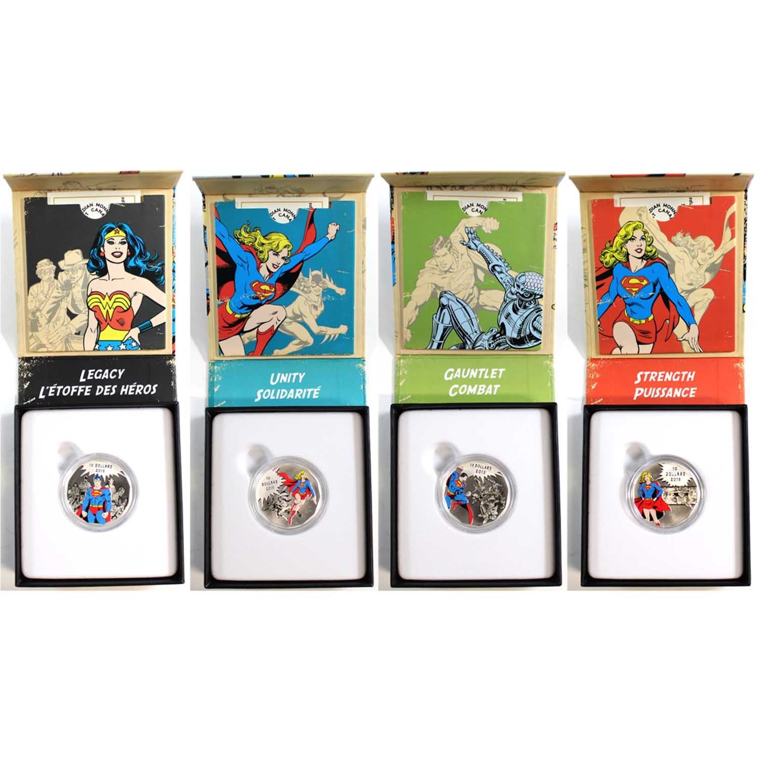 2015 Canada $10 DC Comics Originals Fine Silver Coin Collection (Tax ...