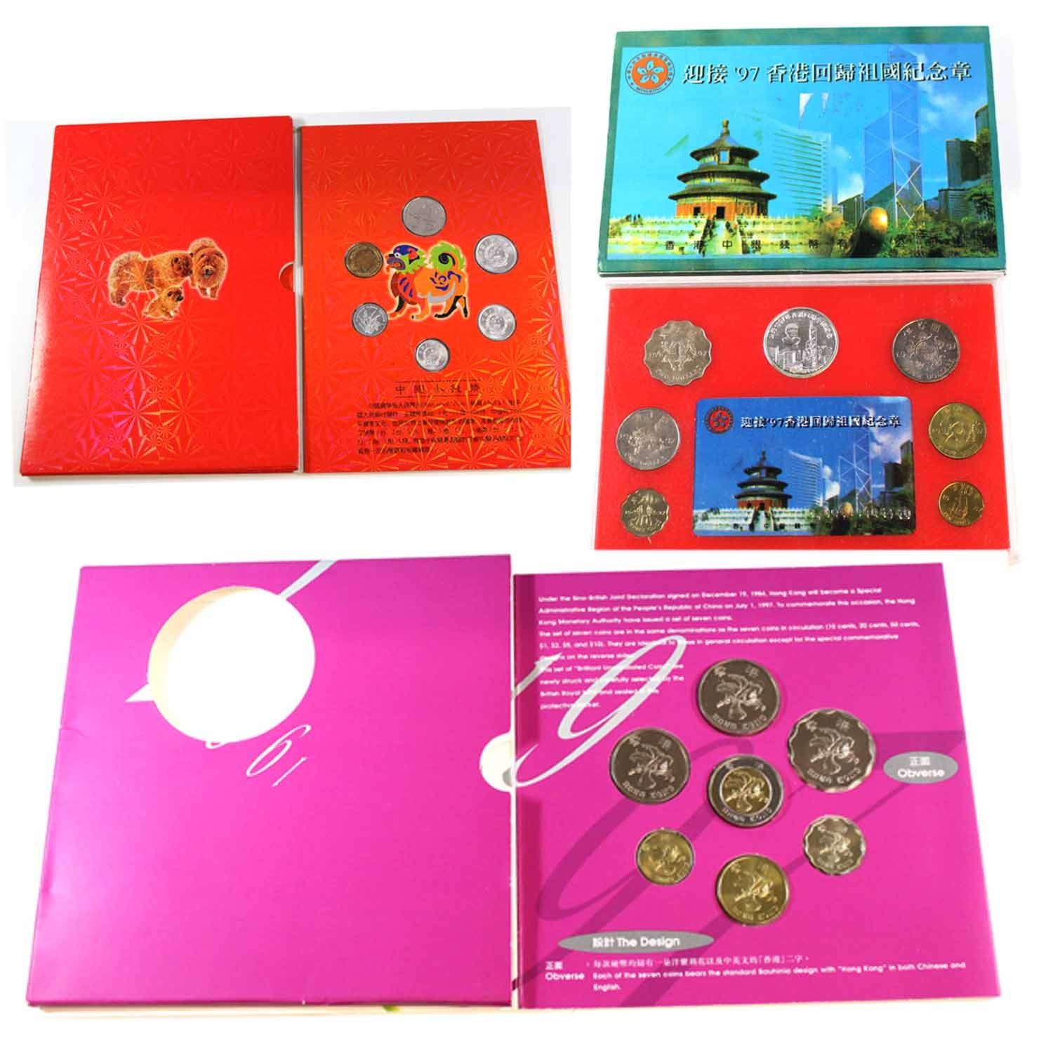 1997, & 2006 Hong Kong Coin set Collection. You will receive 2x 1997 ...