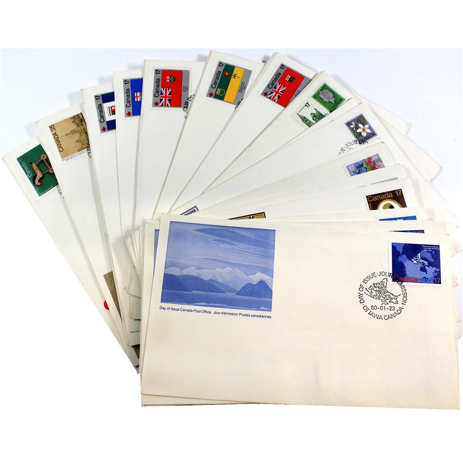 Stamps; Canada Post First Day Issue Stamp Collection. You will receive ...