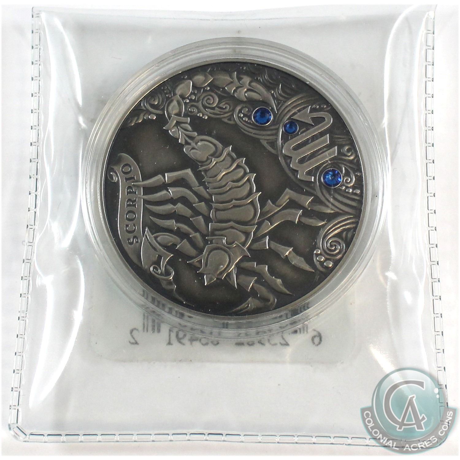 2013 Belarus 20 Roubles Signs of the Zodiac Antique Sterling Silver ...