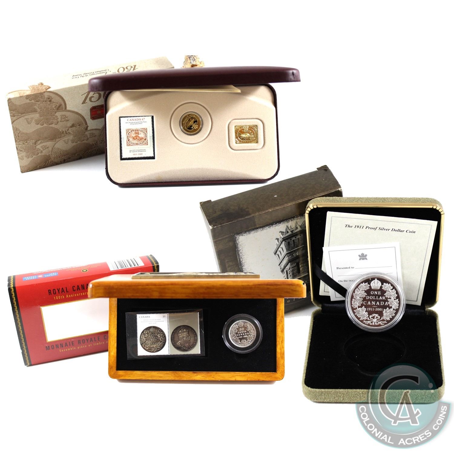 RCM Lot: 3x Canada Coins/Sets. You will receive 2001 3-Cent First ...