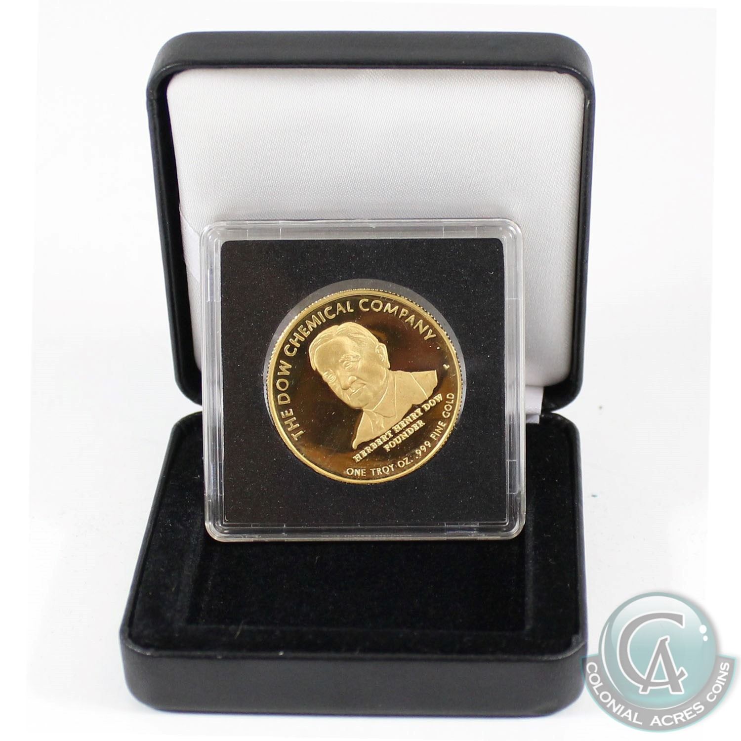 The Dow Chemical Company 1oz Fine Gold Service Award (Tax Exempt). Coin ...
