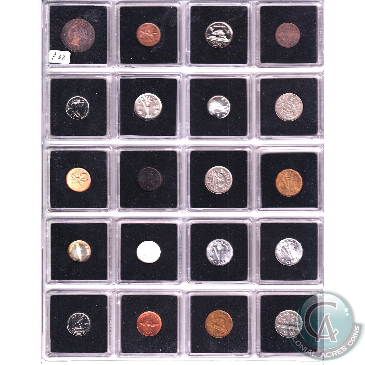 Estate Lot 1888-2006 Canada Coin Collection in Collector Pages. You ...